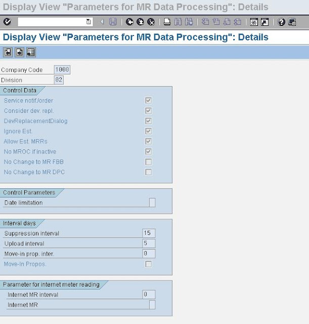 SAP ISU Billing: SAP Device Management configurations