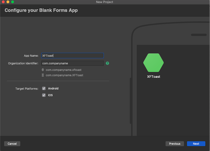 Toast In Xamarin Forms