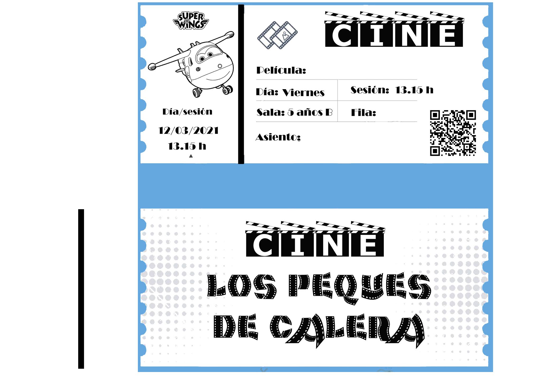 RECURSOS DE EDUCACIÓN INFANTIL: ¡ VAMOS AL CINE!