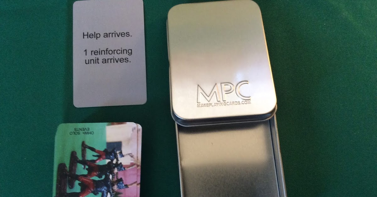 Solo Wargaming for Amateurs: Custom Event Card Decks