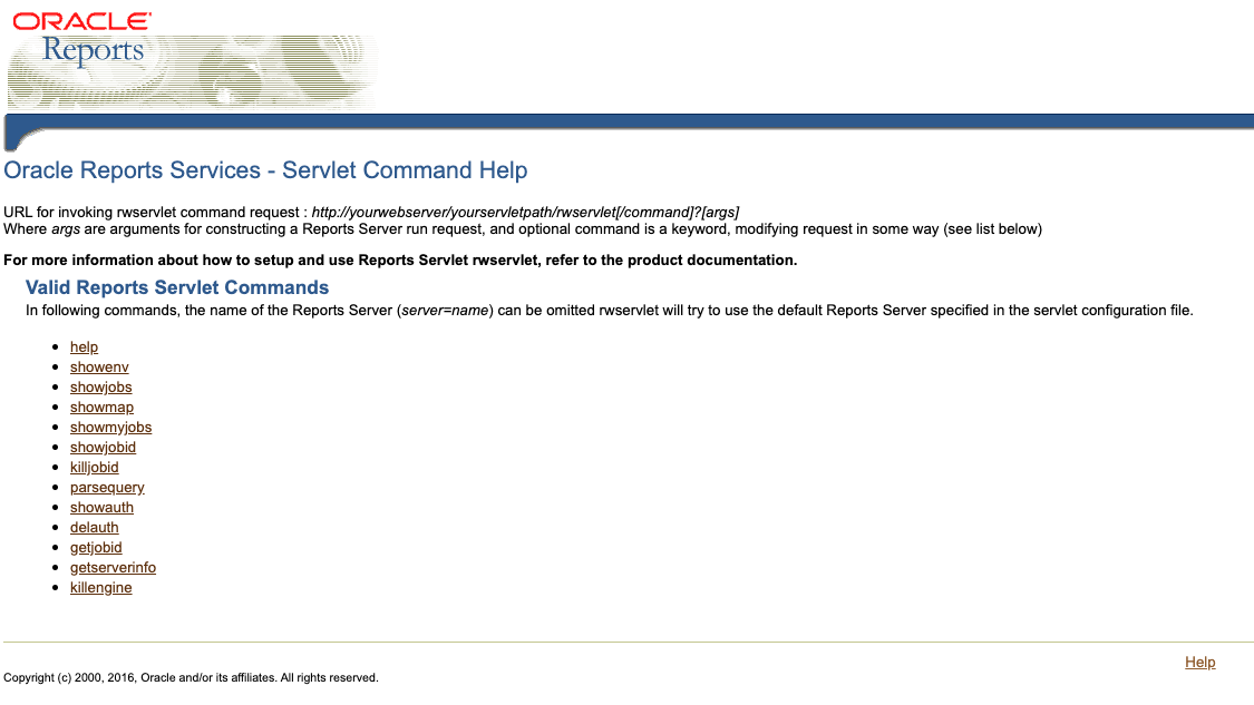 Oracle Reports 12.2.1.4.0 - Create a Standalone Reports Server ~ Dirk ... Oracle Reports 12.2.1.4.0 - Create a Standalone Reports Server ~ Dirk ...