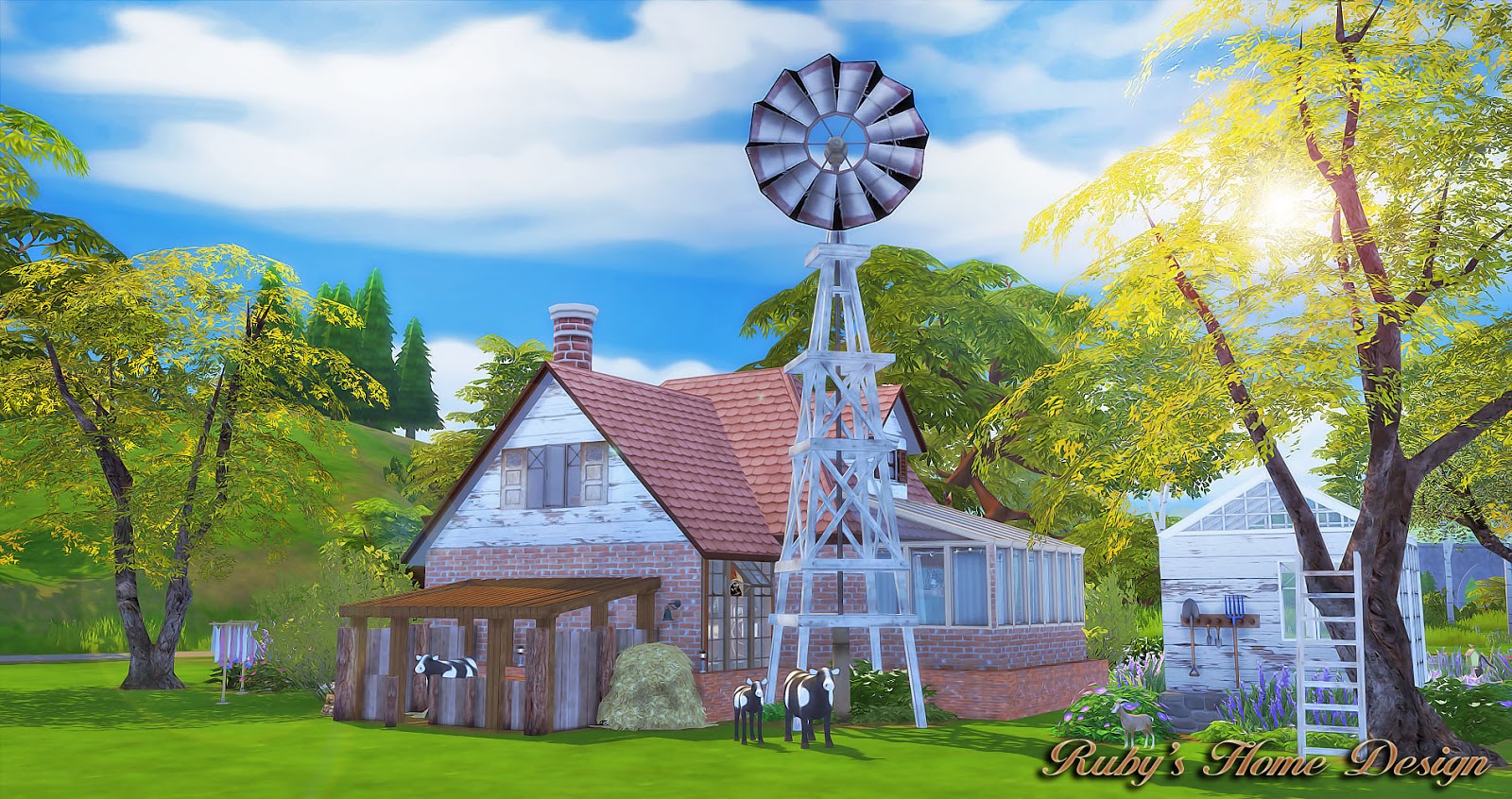 Sims 4 Farmer's Market 農莊的小市場 [Ruby Red Sims]