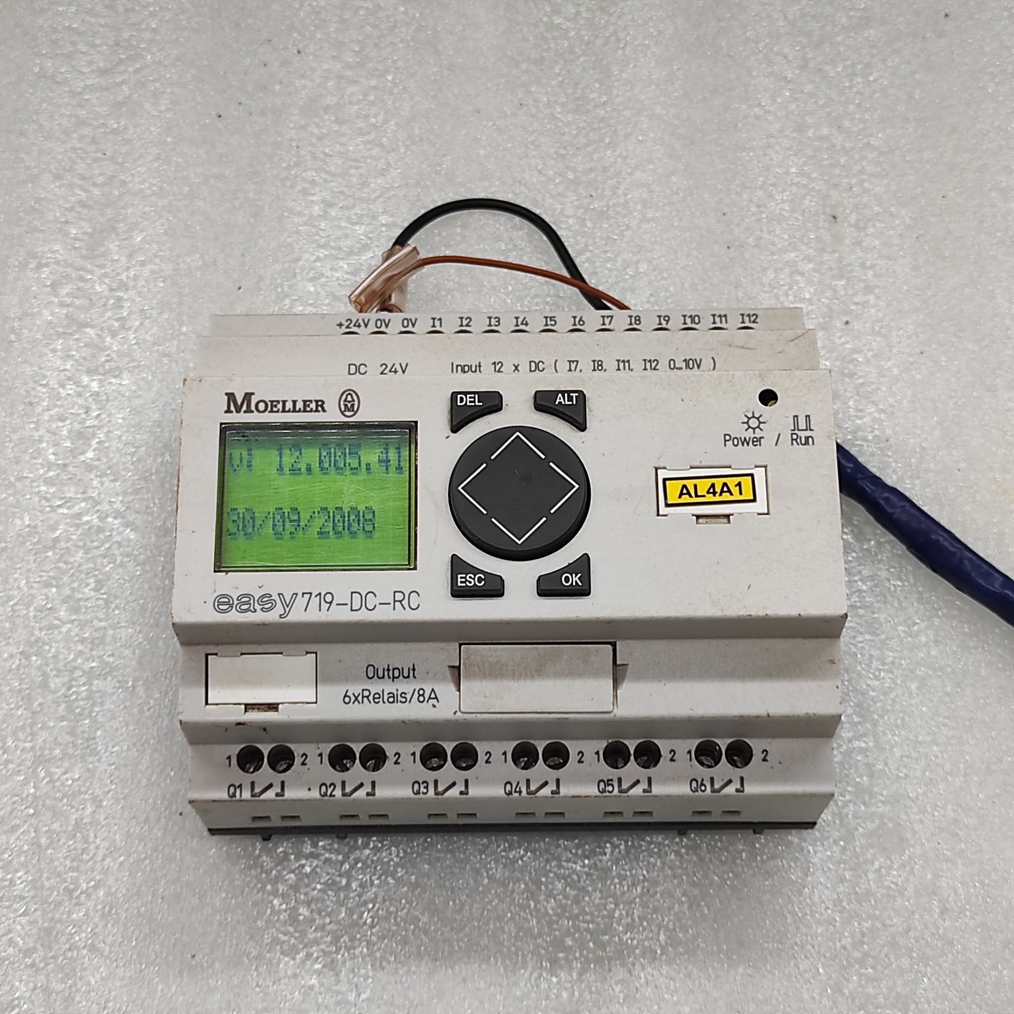 MOELLER EASY 719-DC-RC PROGRAMMABLE RELAY 24VDC
