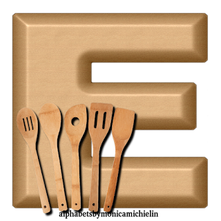 M. Michielin Alphabets: COOKING TOOLS ALPHABET