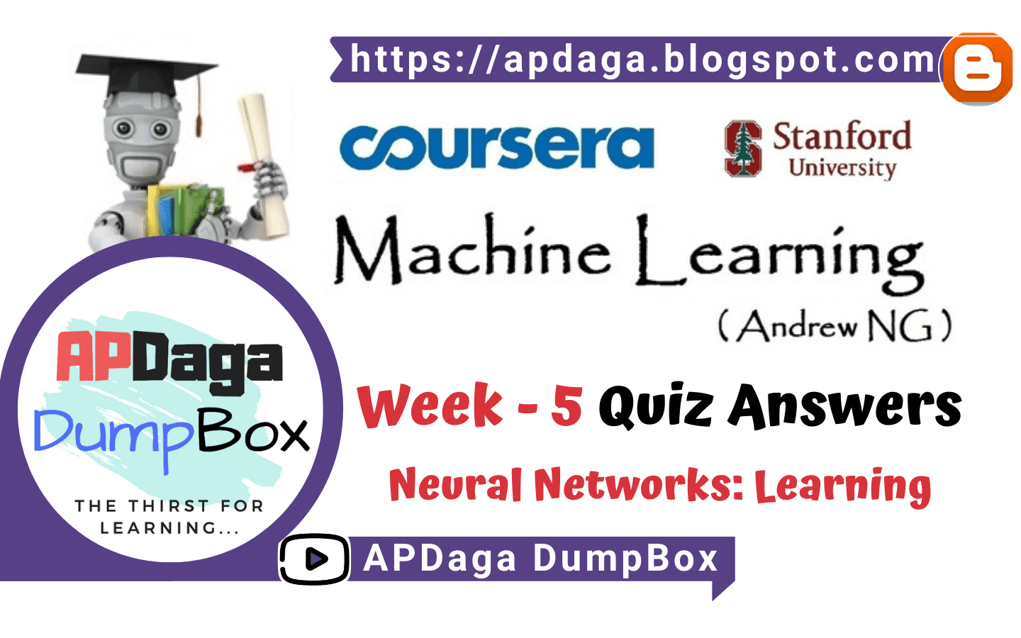 Coursera Machine Learning Week 5 Quiz Neural Networks Learning Andrew Ng