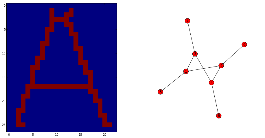 DIP4FISH: Construct a graph from the skeleton image of a binary form