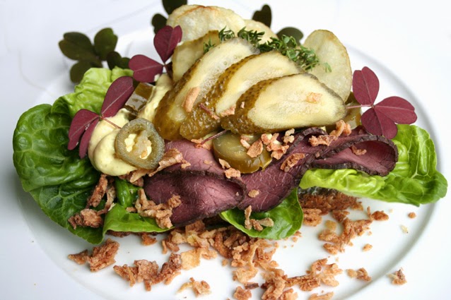 Tabernes Opskrifter: Smørrebrød med roastbeef