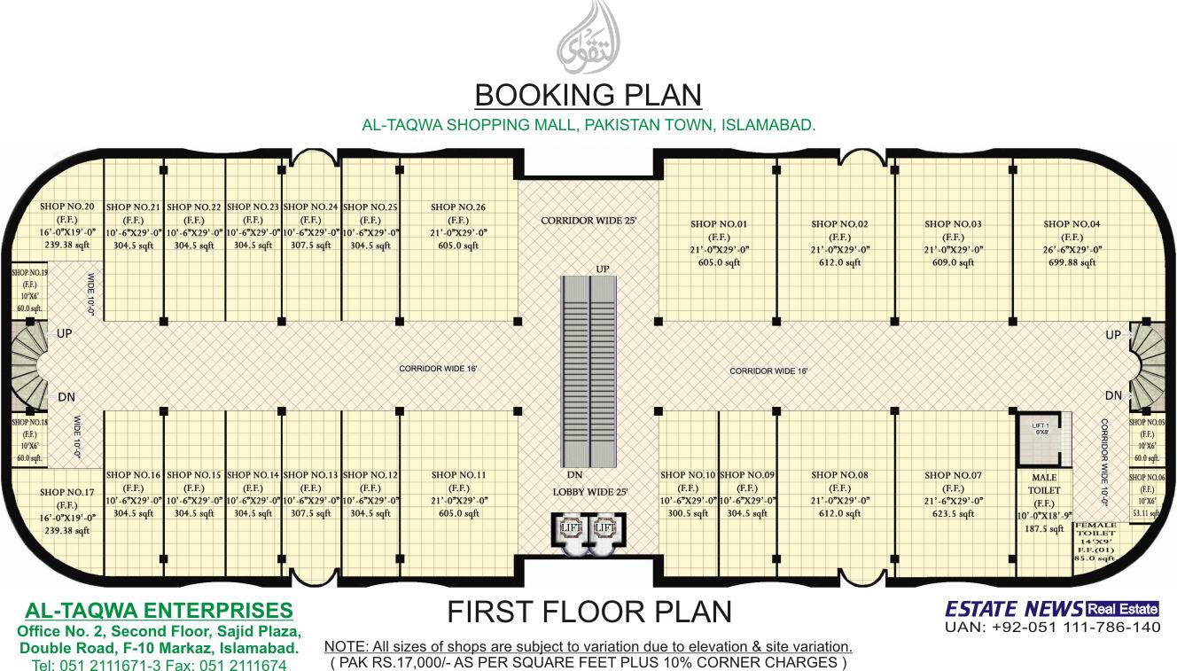 Building Plans: Pakistan Shopping center