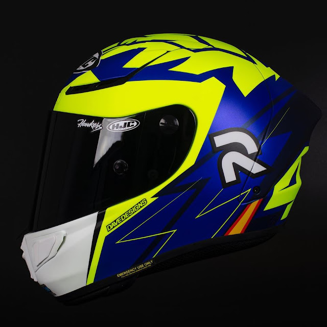 Racing Helmets Garage: HJC R-PHA 01R M.Ramirez 2020 by Dave Designs