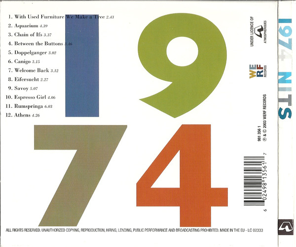 Classic Rock Covers Database: Nits - 1974 (2003)