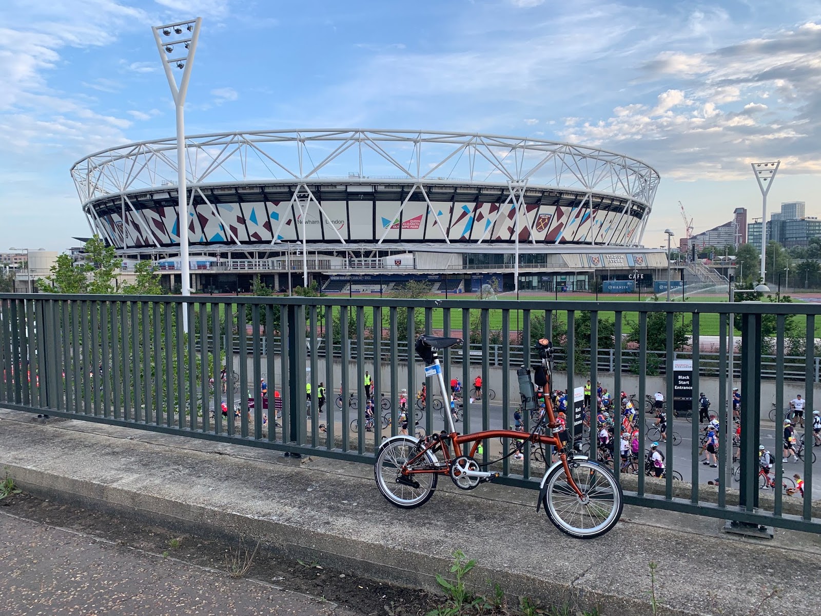 My Orange Brompton: London Ride46 on a Brompton