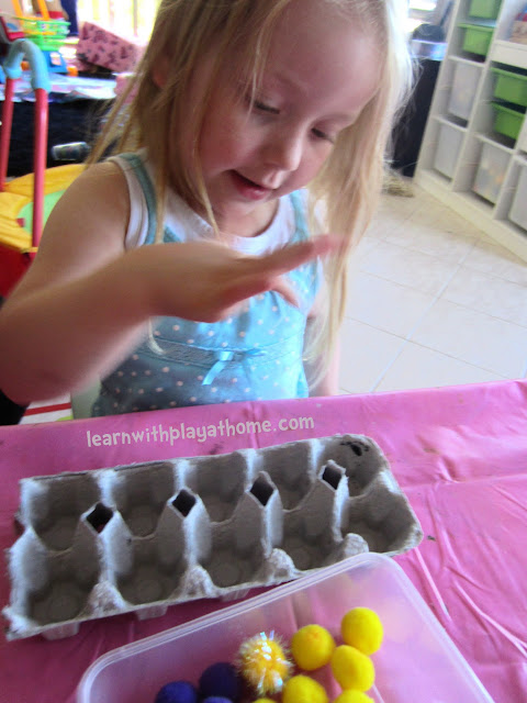 Learn with Play at Home: Counting & Make 10 with Egg Cartons. Playful Maths
