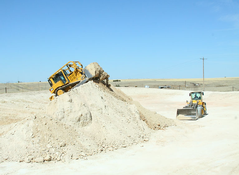 Rene Heil - Ranch Photographer: Caliche Pit Work