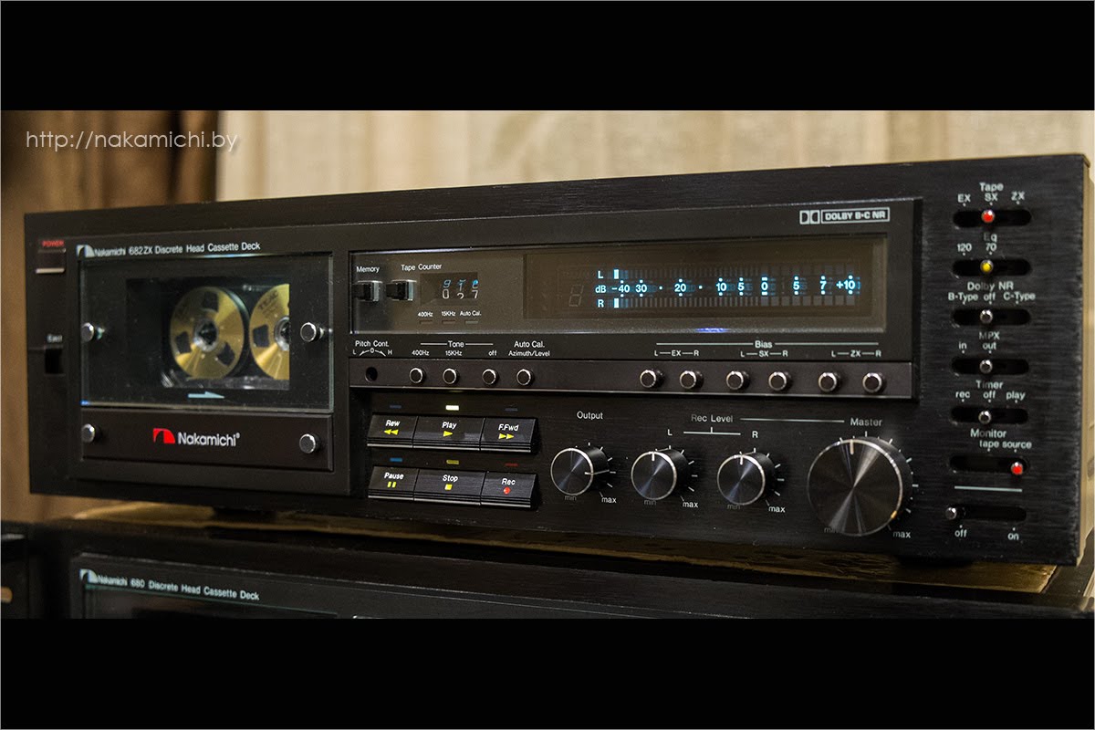 Vintage Audio: Discrete Head Cassette Deck Nakamichi 682ZX