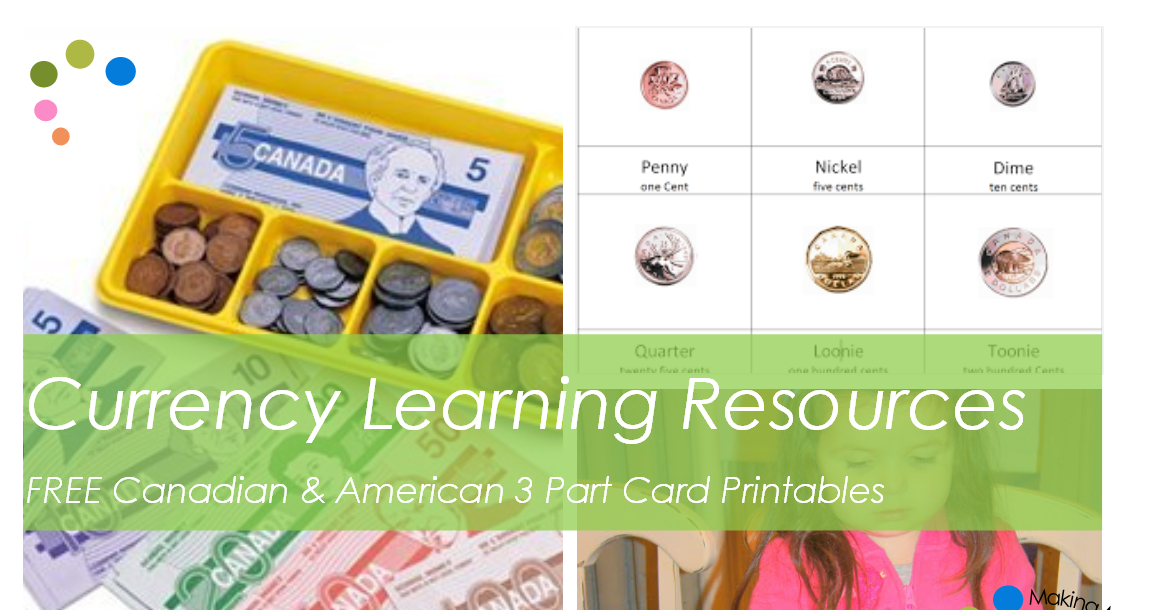 "Making Montessori Ours": Currency Learning Materials At Home, FREE ...