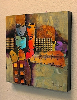 Daily Painters Of Colorado: Mixed Media Abstract Portrait Collage ...