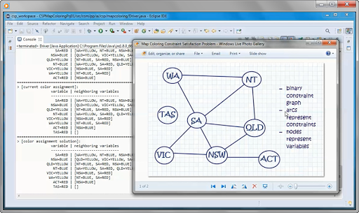Prototype Project: CSP (Constraint Satisfaction Problem) Map Coloring w ...