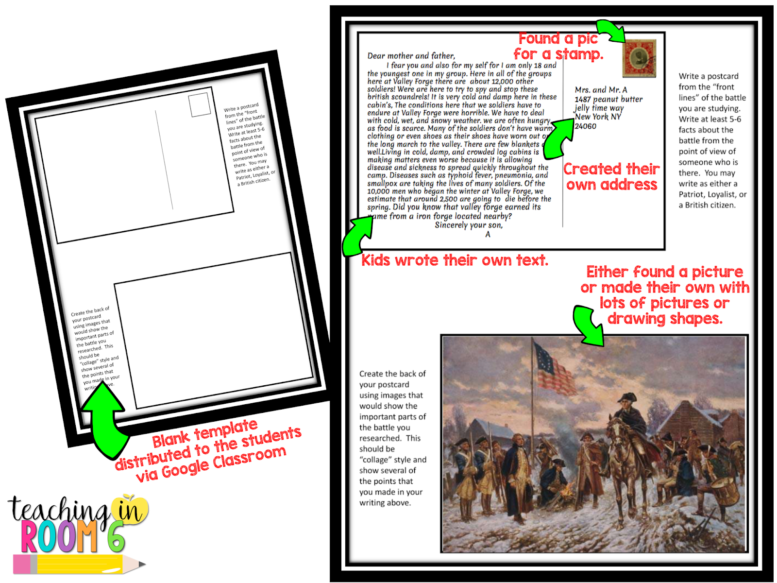 Postcards from the Battlefield | Teaching in Room 6