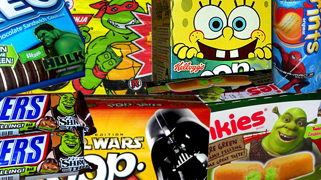 Nutrition 4 U: Packaged foods using cartoon characters to encourage us ...