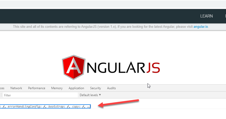 Keep Learning: Check web application built using angular or not