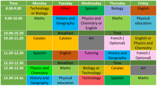 GERMAN - CATALAN EXCHANGE 2016: OUR SCHOOL: MONTSERRAT COLOMER