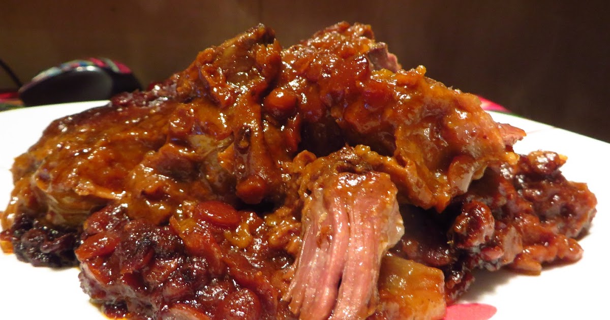 The World of Gord: Easy Crock Pot BBQ Short Ribs and Lentils