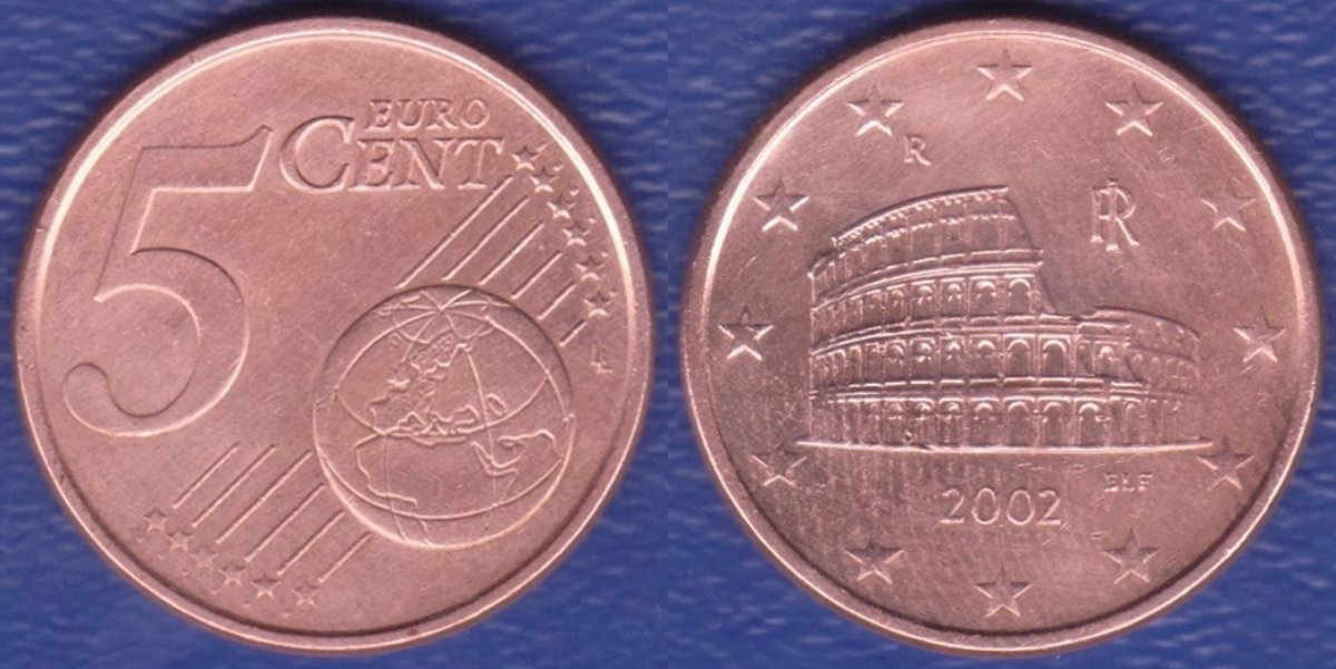 My coins collection: 5 Euro Cent 2002-2018