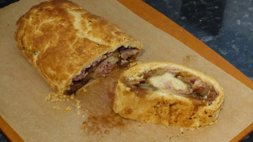 Bacon & Onion Roly Poly - Geoff's Baking Blog