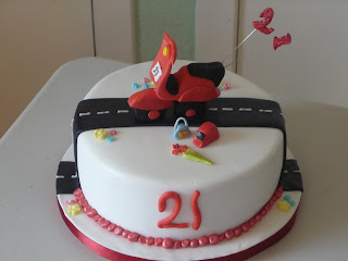 The Bakehouse: Red Vespa cake