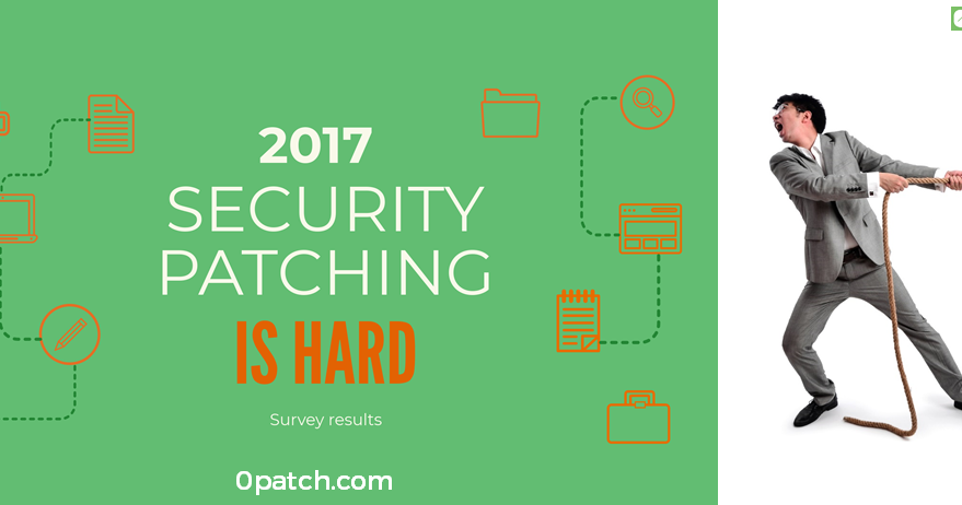 0patch Blog: Security Patching is Hard - Survey Results 2017