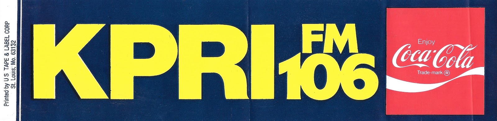 Radio Sticker of the Day: R.I.P. KPRI