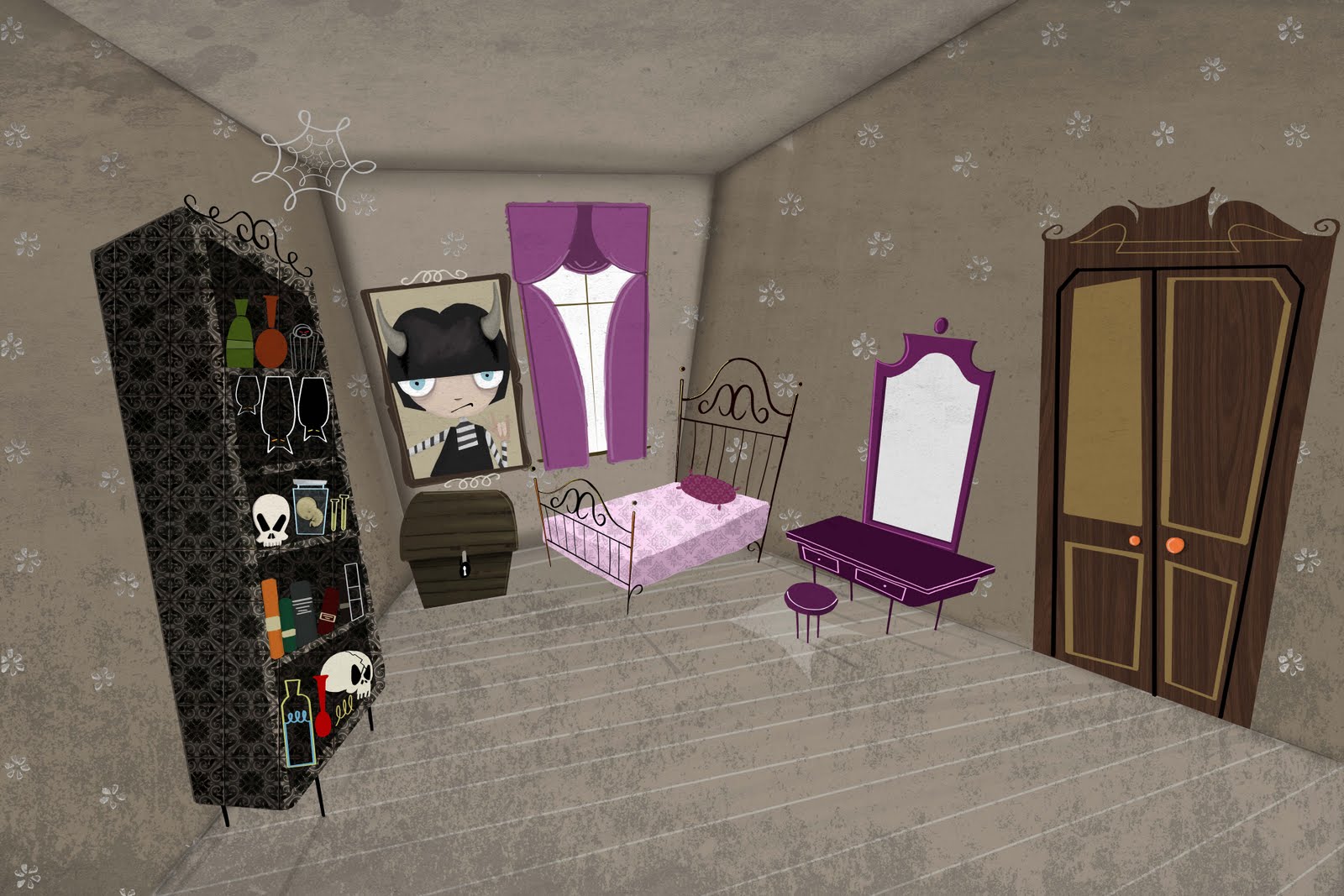 w l a d a !: Habitación Celeste, Hostal Morrison