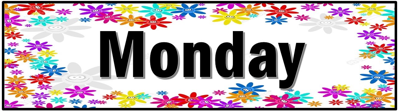 Free Flash Card Days of The Week