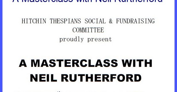 PBGS: Masterclass with Neil Rutherford