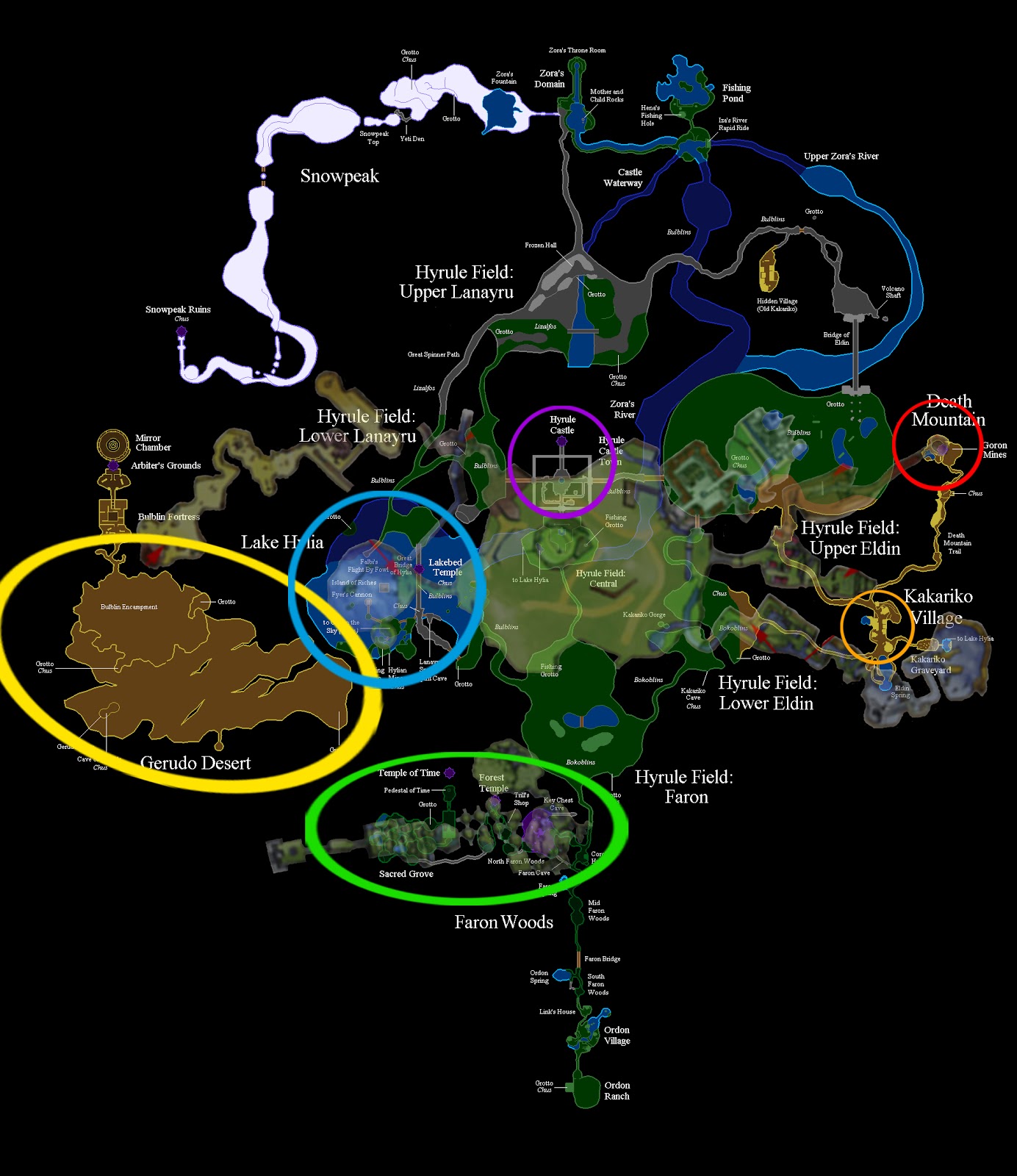 Geography of Hyrule | ZD Forums - Zelda Dungeon Forums