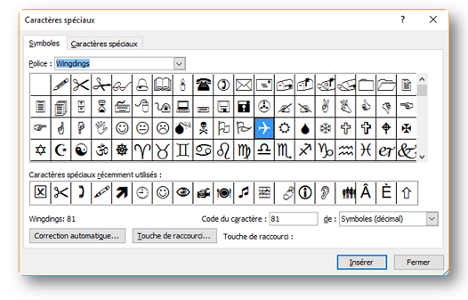 sb astuces: Comment insérer un symbole dans Word, Excel, PowerPoint ...