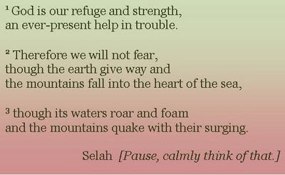 Verse of the day - Psalm 46:1-3