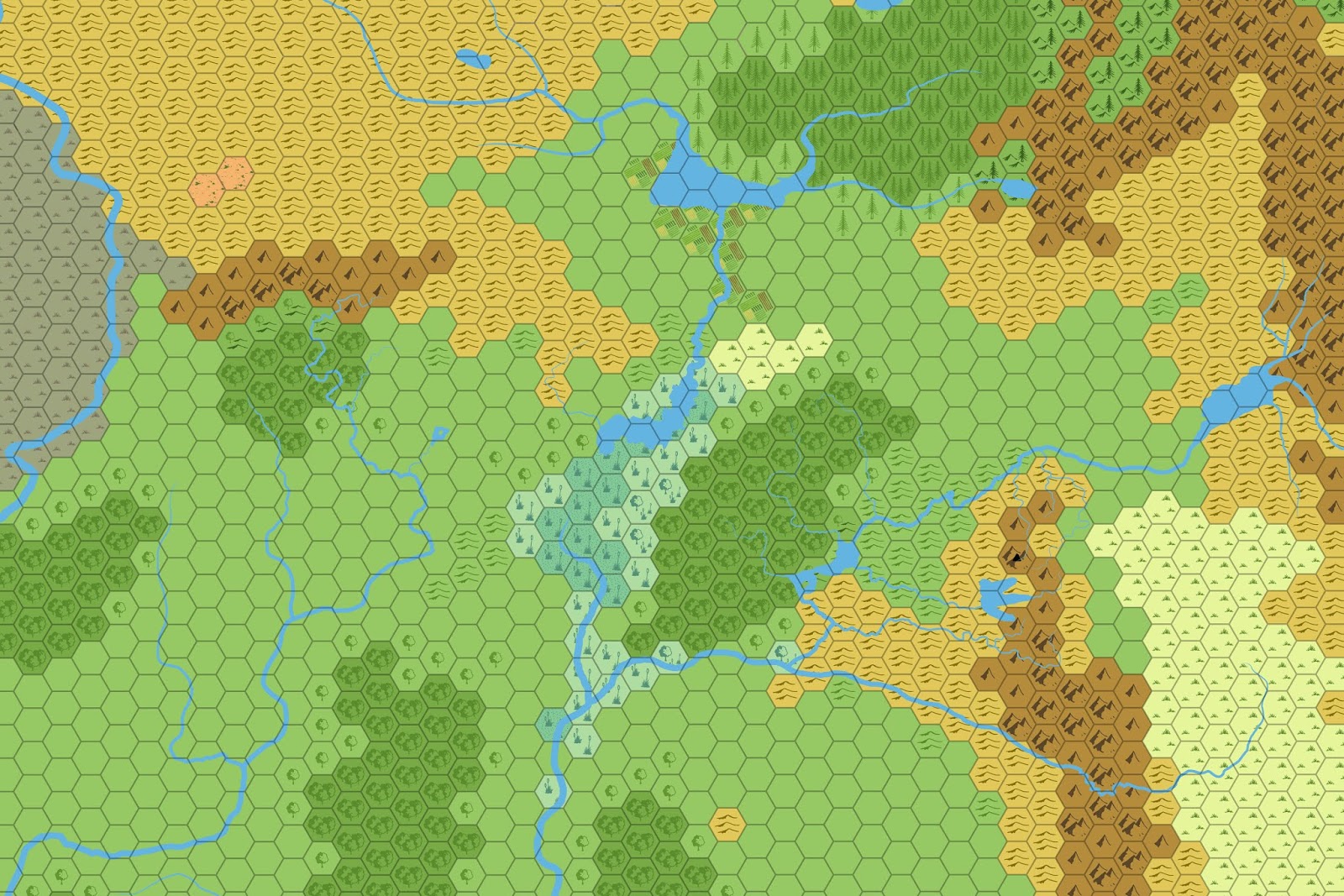 Lost Atlases: Kingmaker Map - just the geography