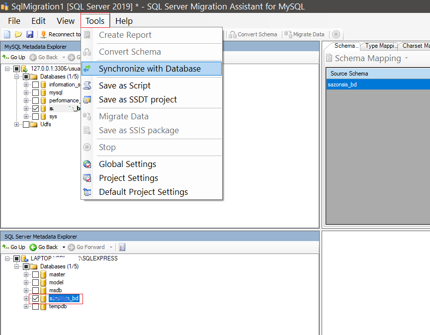 Migrar una Base de Datos de MySQL a SQL Server ~ {DAED_CODER}