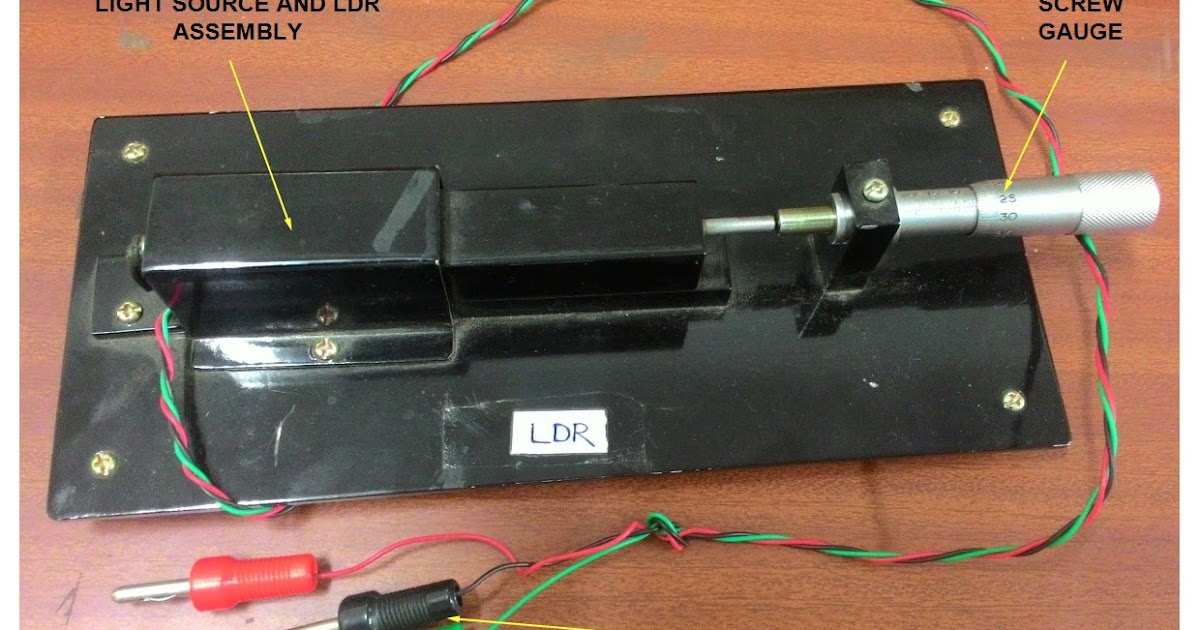 Tech Lab: Experiment 4: Measurement of linear displacement using LDR ...