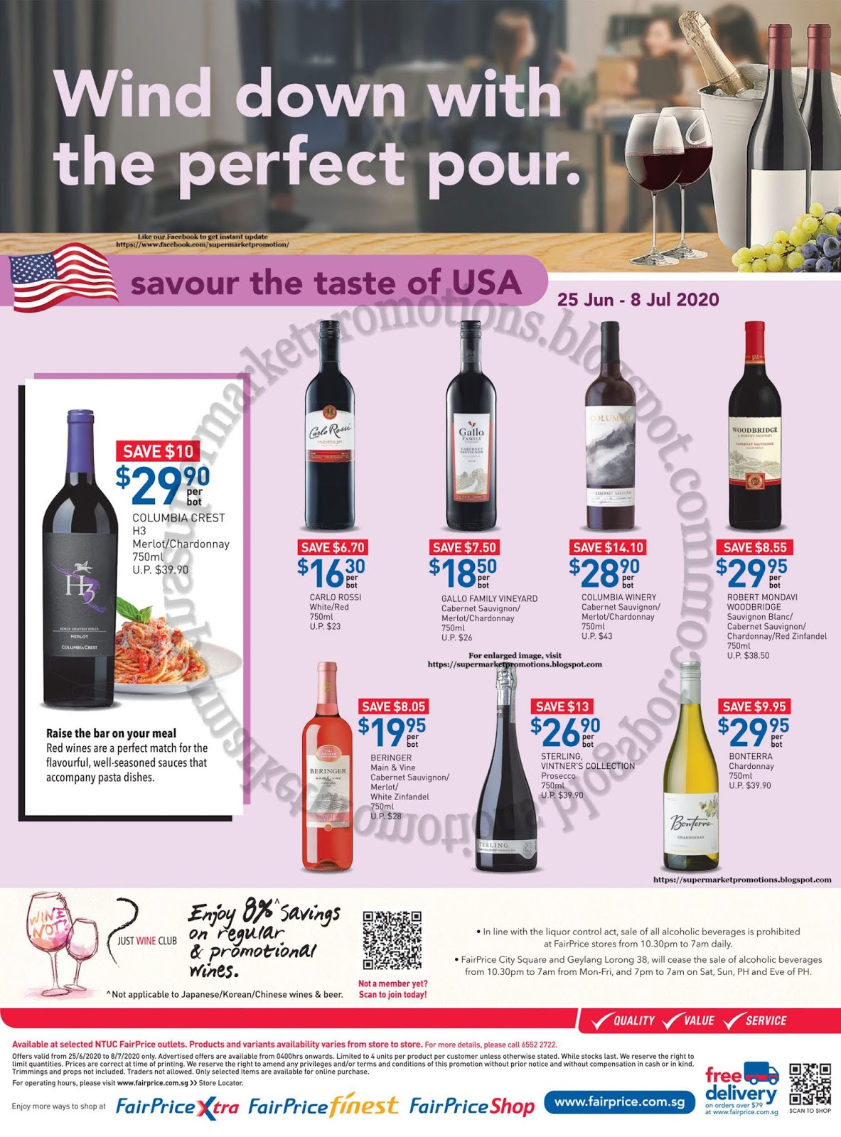 NTUC FairPrice Wines Promotion 25 June - 08 July 2020 ~ Supermarket ...