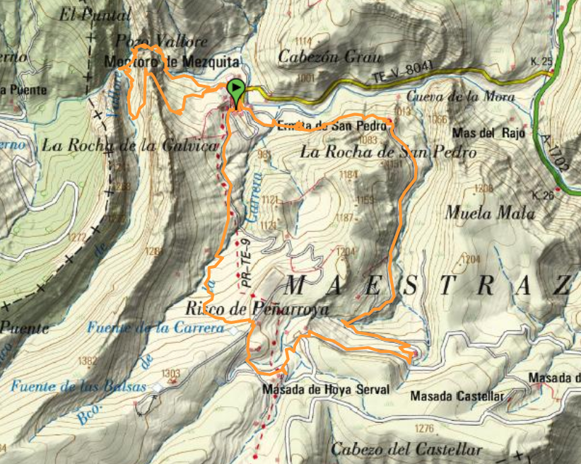 MONTAÑAS DE AYER Y DE HOY: MONTORO DE MEZQUITA (Maestrazgo) - Bucle ...