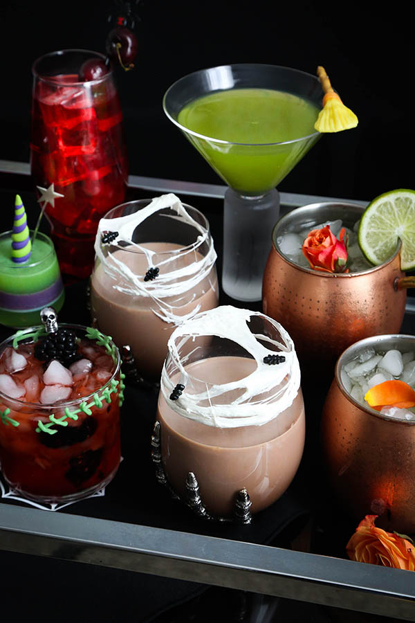 Six Spooky Cocktails for a Spirited Halloween! | Sprinkle Bakes