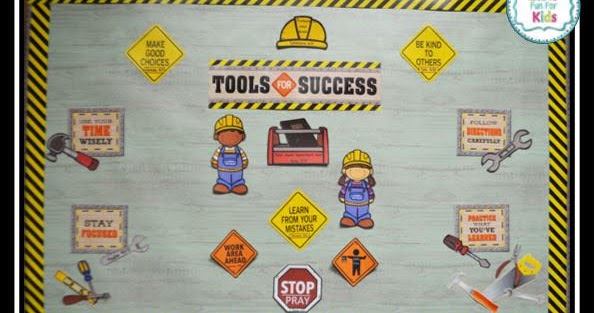 Constructive Construction Bulletin Board | Bible Fun For Kids