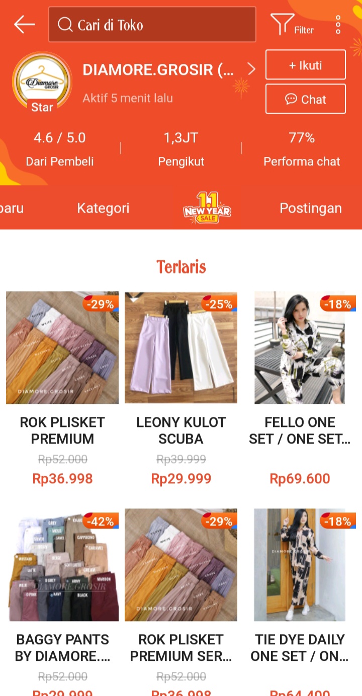 Ratnasari Pevensie's : 7 Rekomendasi Toko Baju Wanita di Shopee yang ...