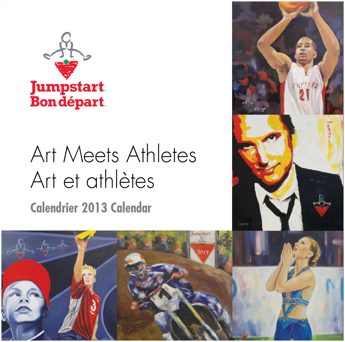 Cheryl Bernard Page: Jumpstart Art Meets Athletes - 2013 Calendar