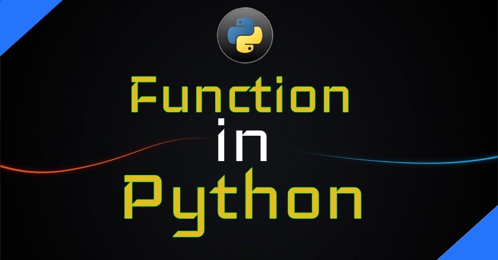 Function In Python function-in-python