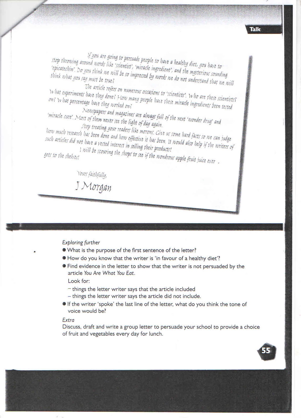 Year 3 fantasy: Reading Comprehension - Letter Writing