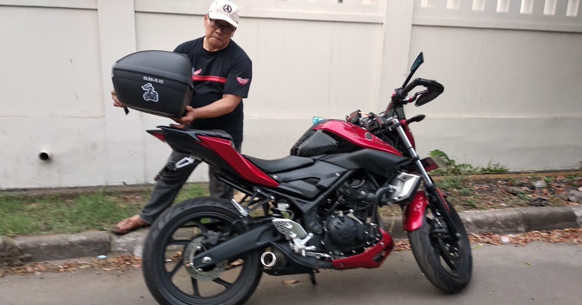 DIY Pasang Top Box Shad SH45 di MT25