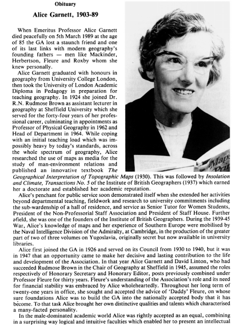All the (GA) Presidents: Men (and Women): 1968: Professor Alice Garnett